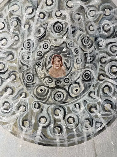Self Portrait in the Shower by Livi Baker - Peggy