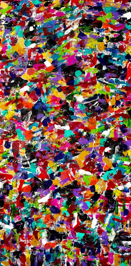 VIBRANT COLOR MOSAIC by Dani Wilson - Peggy