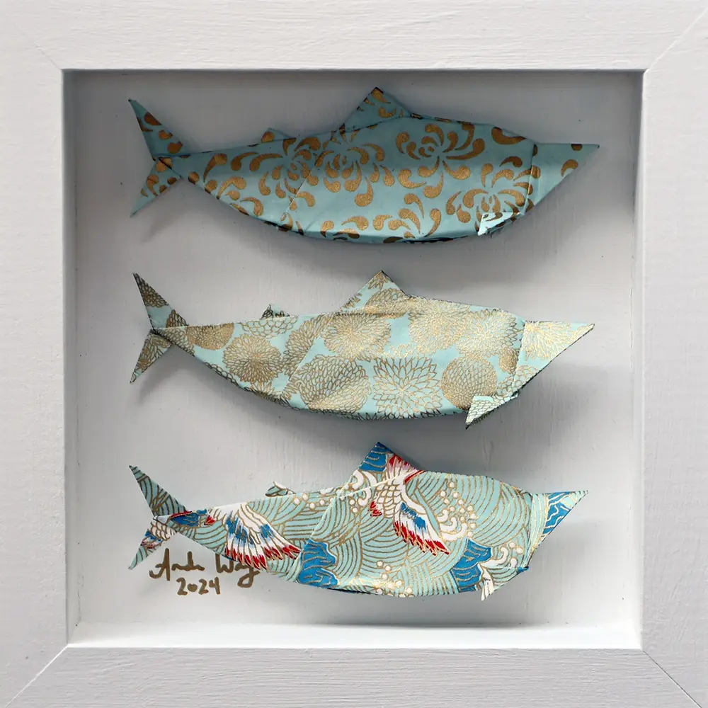 Light Blue Chinook Salmon by Andrew Wang - Peggy