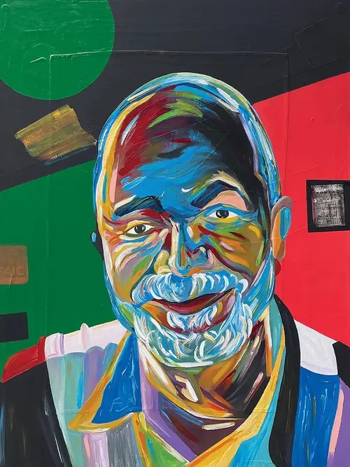 Symbolic Representation of Kerry James Marshall by Ligel Lambert - Peggy