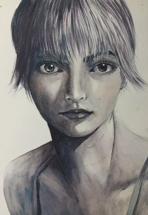 Self portrait by Georgia Lloyd - Peggy