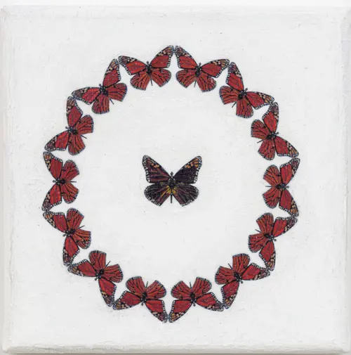 The Self with Monarchs XXXIII by Josh M G Yates - Peggy