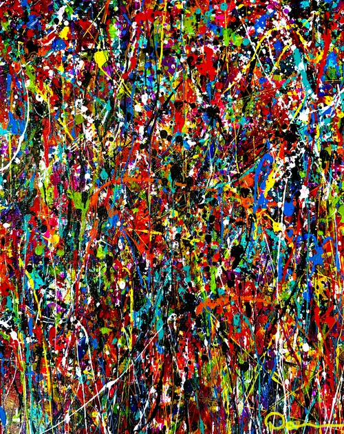 KINETIC COLOR BURST by Dani Wilson - Peggy