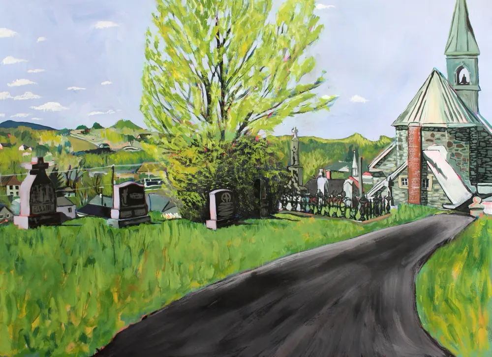 View from the Cemetery by Sophie Edell - Peggy