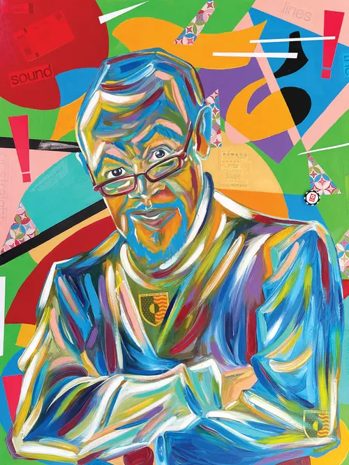 Symbolic Representation of Robert Reed by Ligel Lambert - Peggy