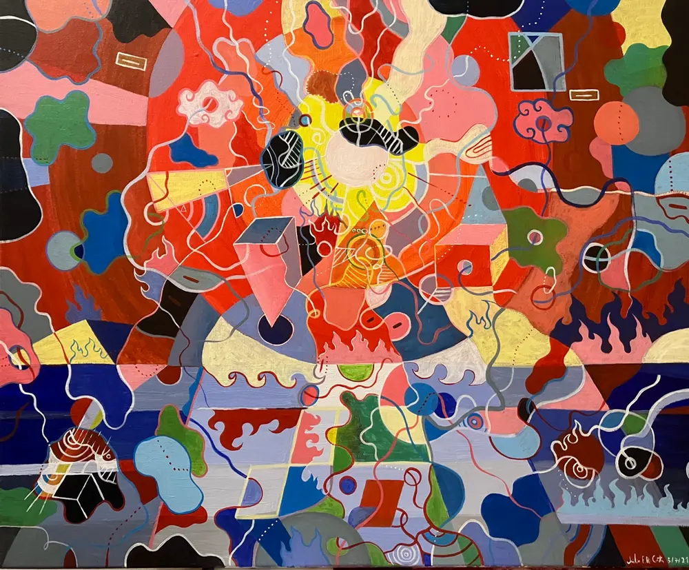 What happens in the brain when the sun sets by Júlio F. R. Costa - Peggy