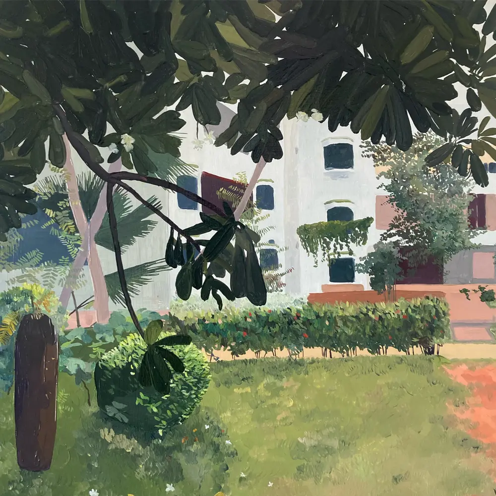 Under the Frangipani Tree by Keerthana Jhutty - Peggy