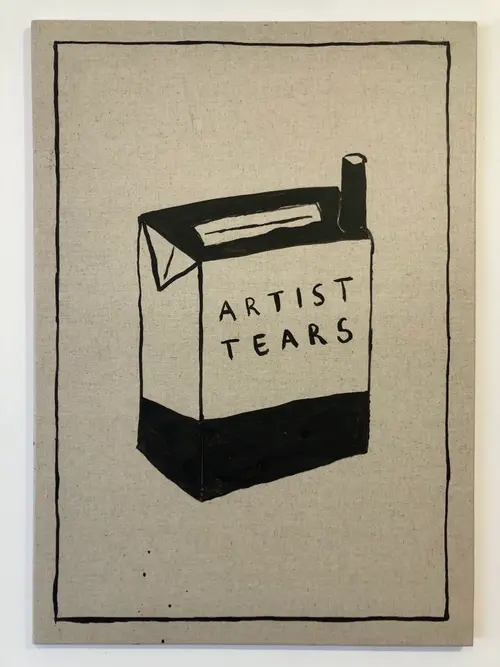 Artist tears by Juan Uribe - Peggy